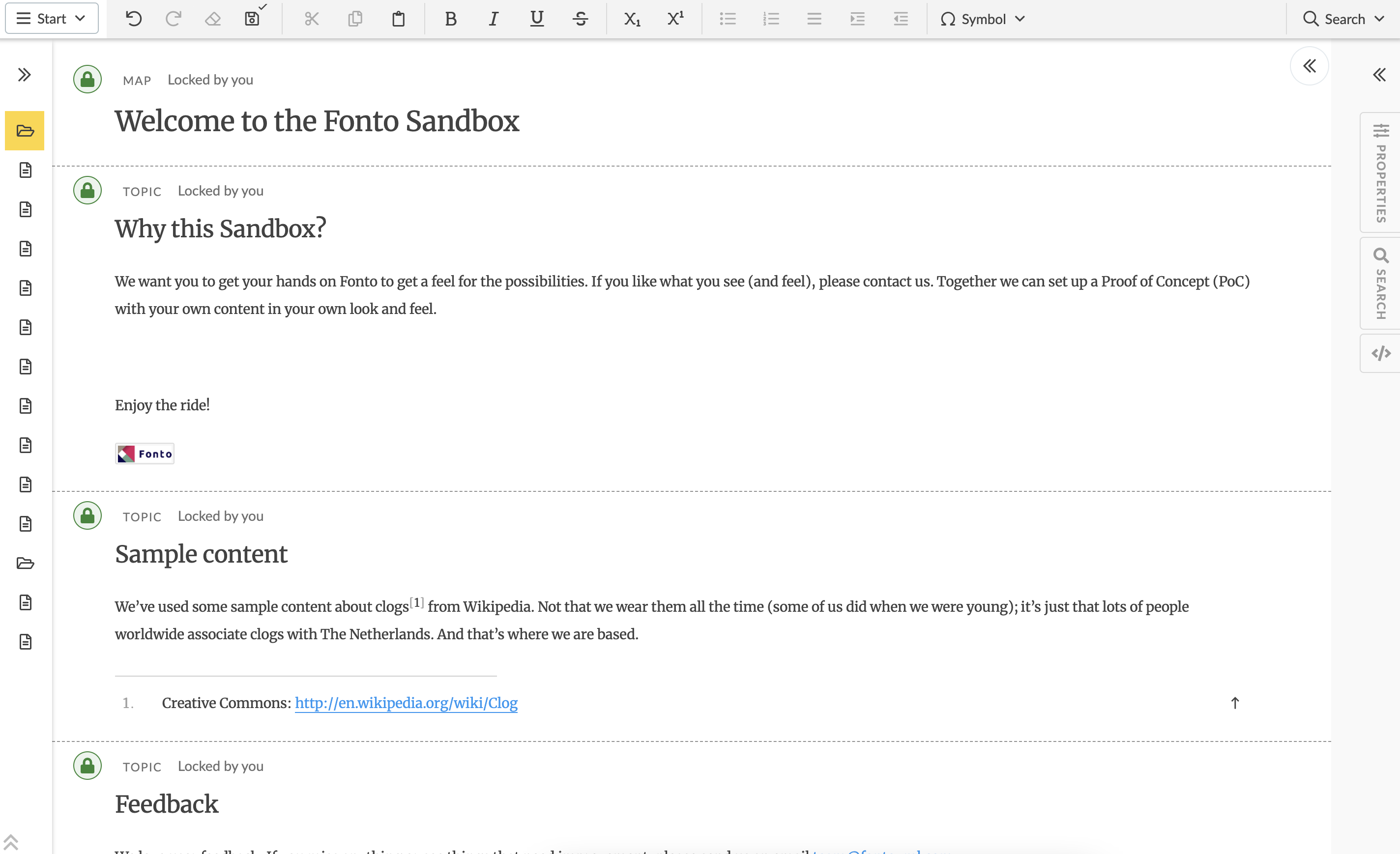 Fonto developer documentation