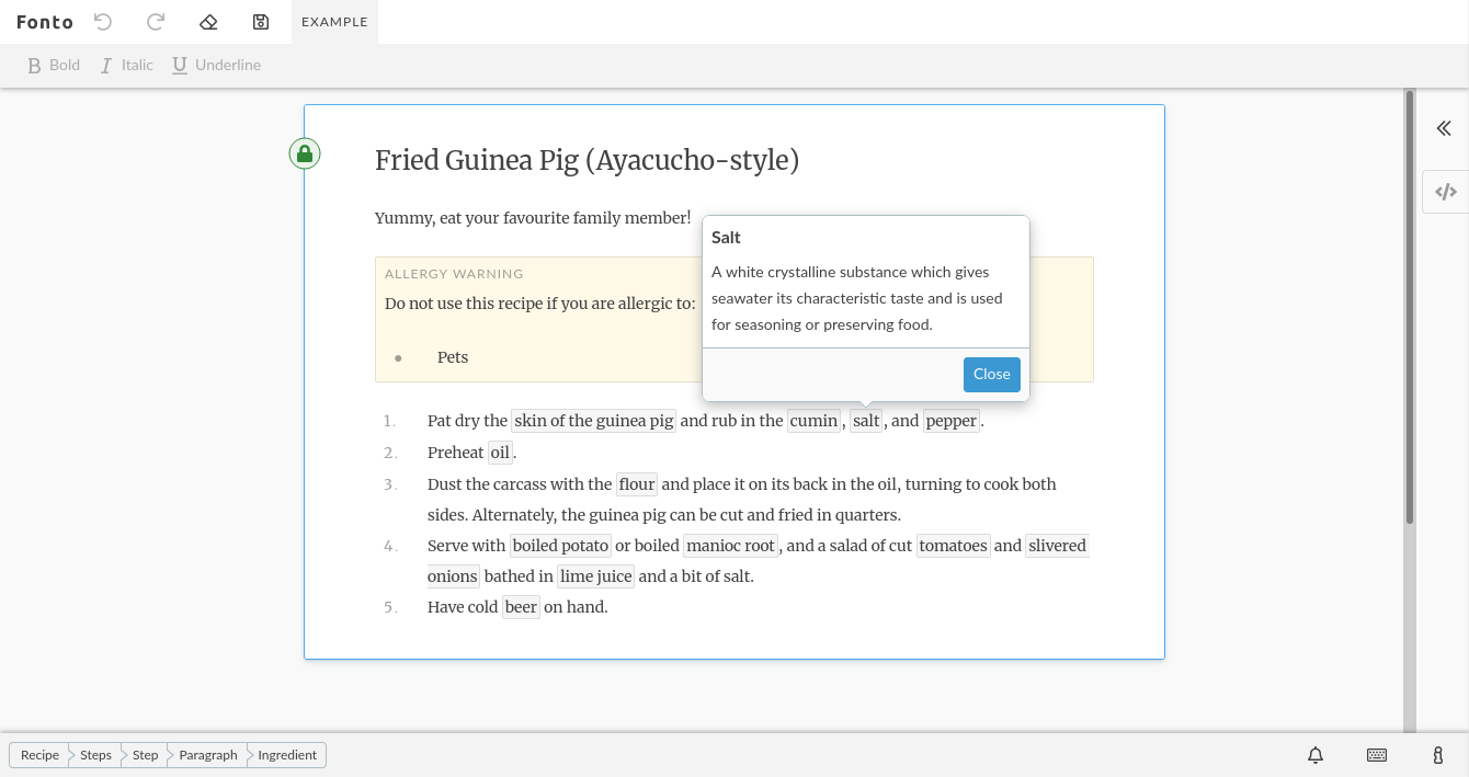 Fonto developer documentation